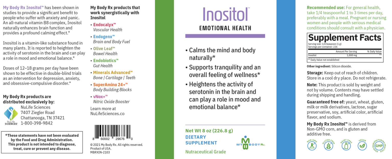 Inositol – Emotional Health Supplement | NuLife Sciences